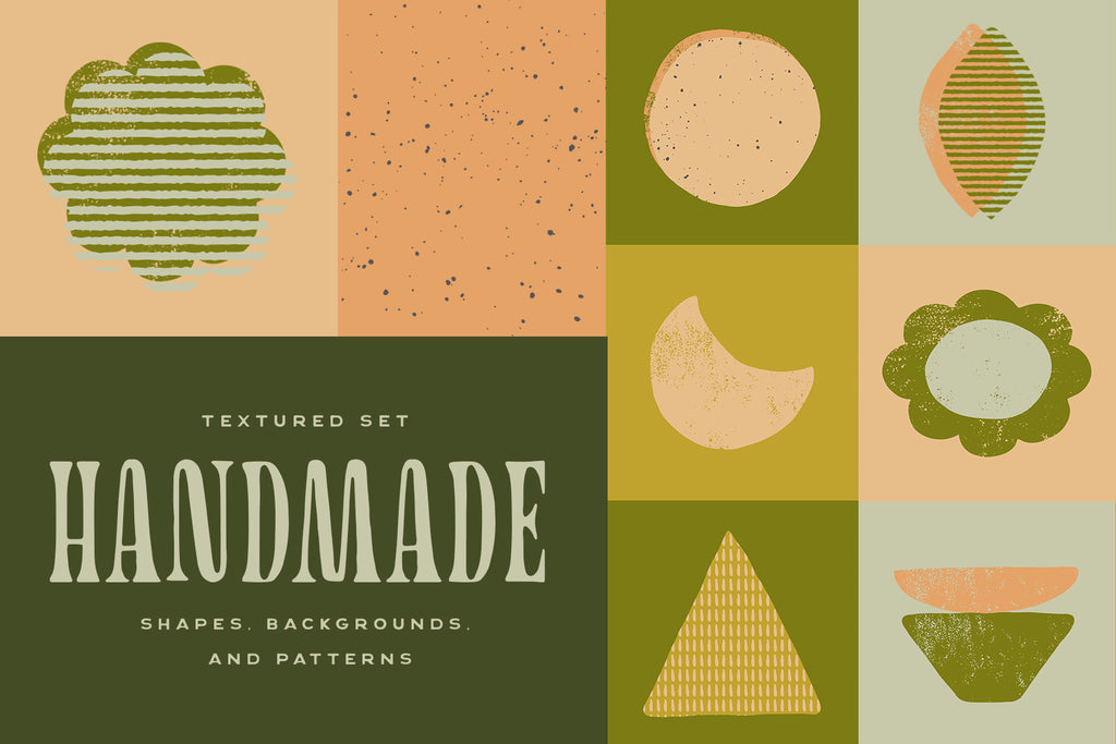 Textured Shapes, Posters & Patterns – Little Valley Studio