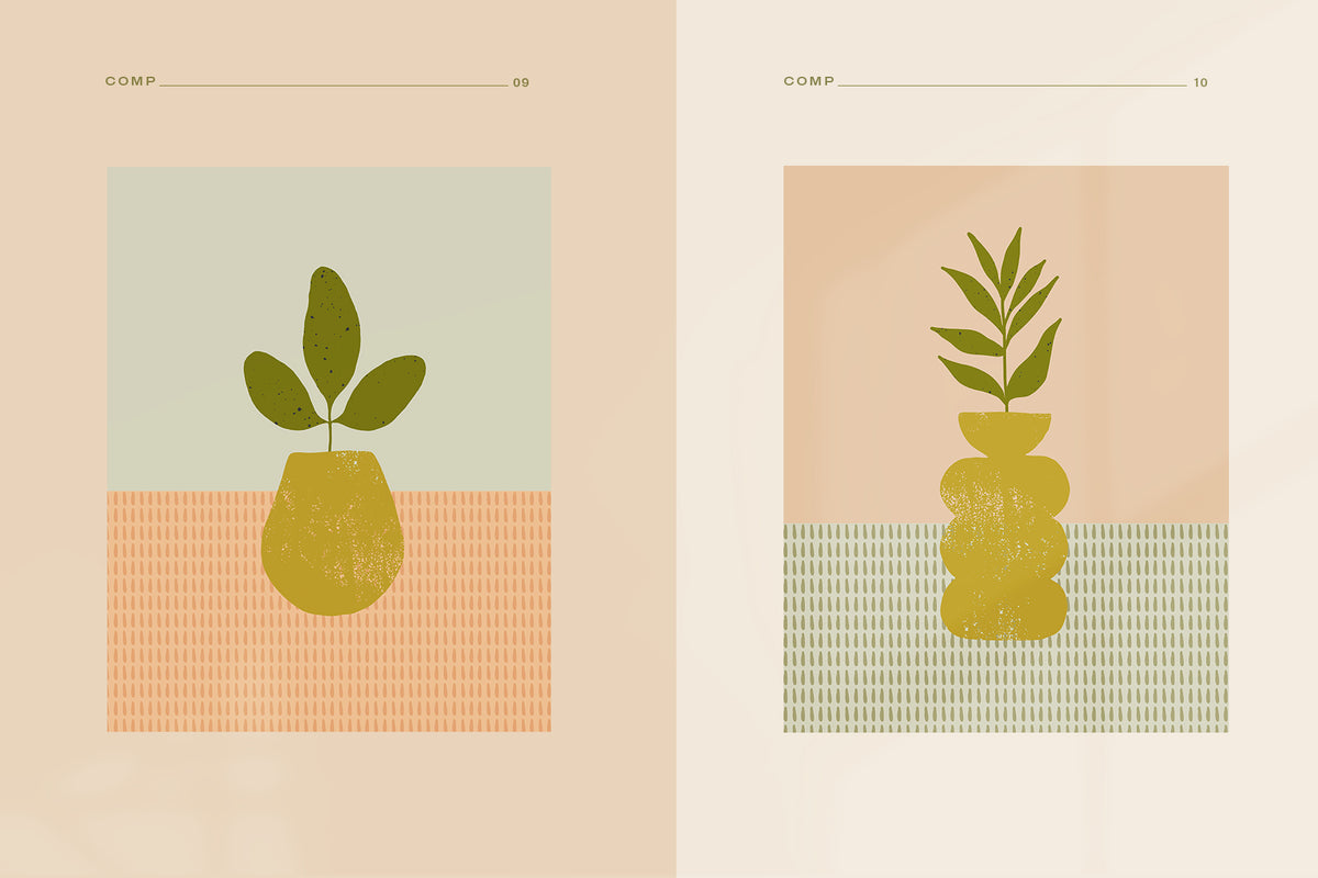 Textured Shapes, Posters & Patterns – Little Valley Studio