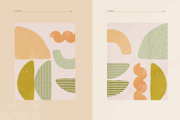 Textured Shapes, Posters & Patterns – Little Valley Studio