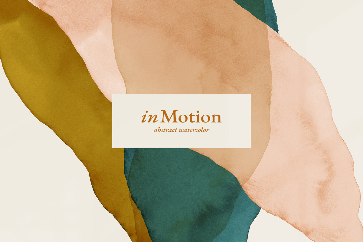 Hand-Painted Watercolor Shapes and Backgrounds – Little Valley Studio