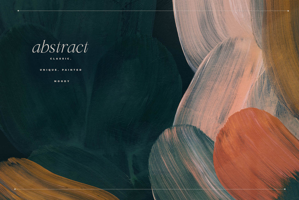 January Abstract Painted Backgrounds – Little Valley Studio