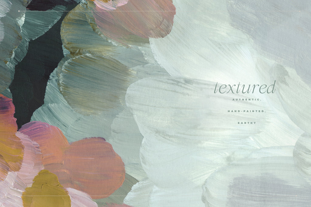 June Abstract Painted Backgrounds – Little Valley Studio