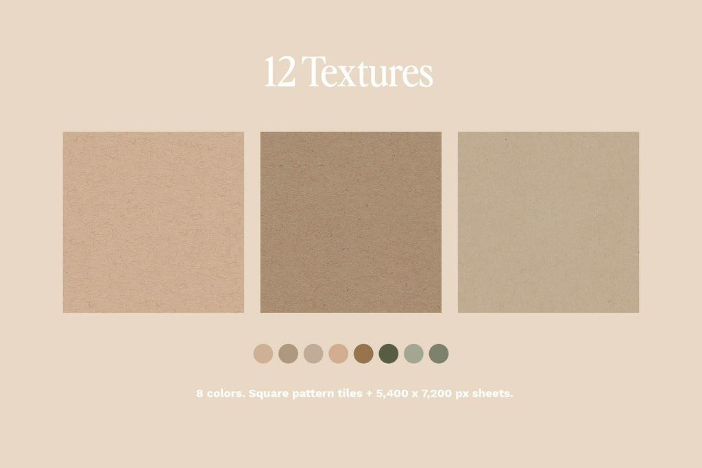 Kraft Paper Textures Seamless Patterns – Little Valley Studio