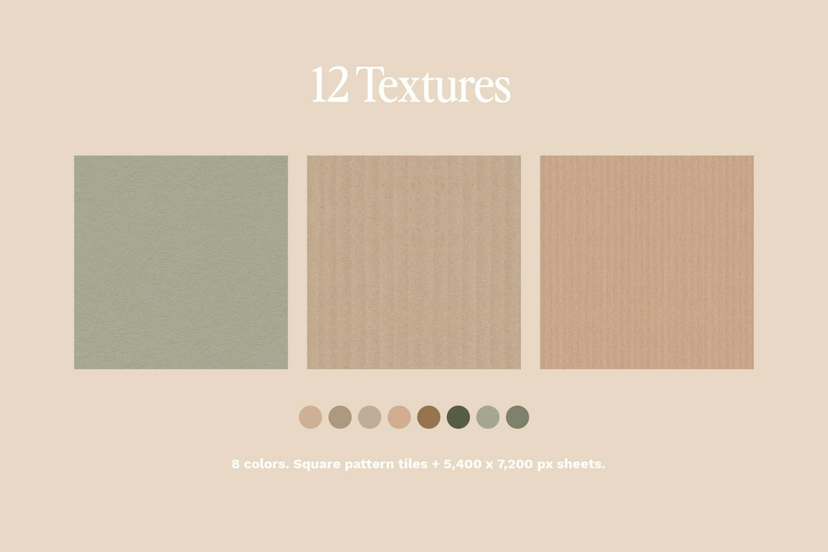 Kraft Paper Textures Seamless Patterns – Little Valley Studio