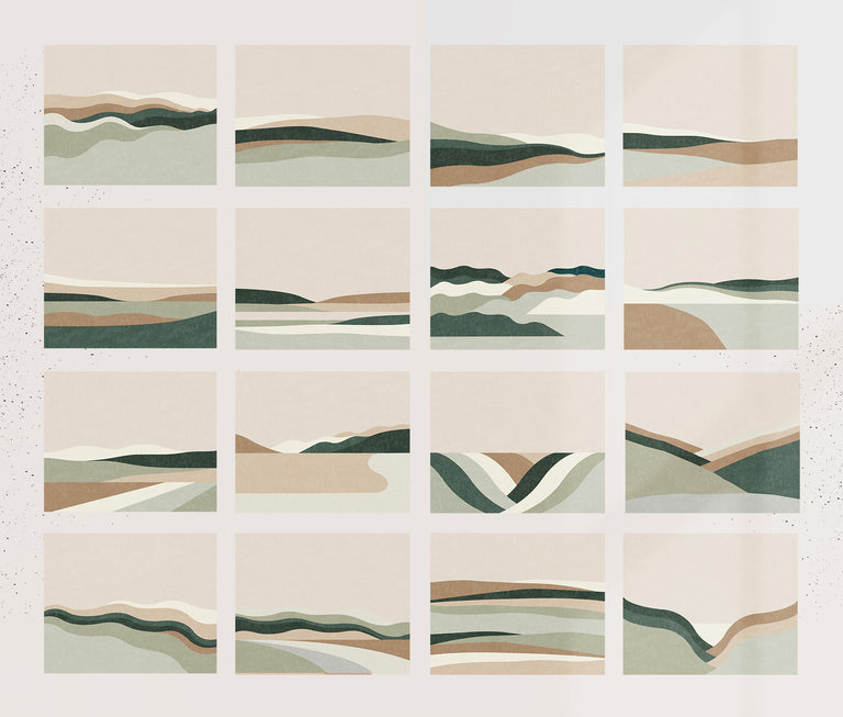 Modern Abstract Landscapes – Little Valley Studio