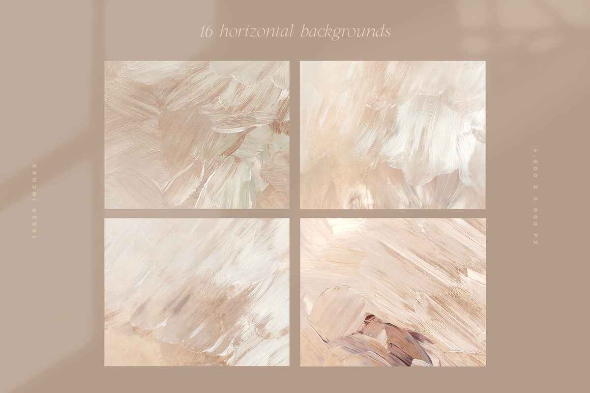 Neutral and Gold Abstract Backgrounds – Little Valley Studio