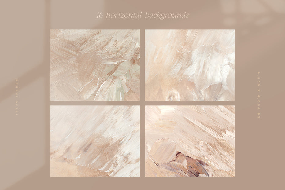 Neutral and Gold Abstract Backgrounds – Little Valley Studio