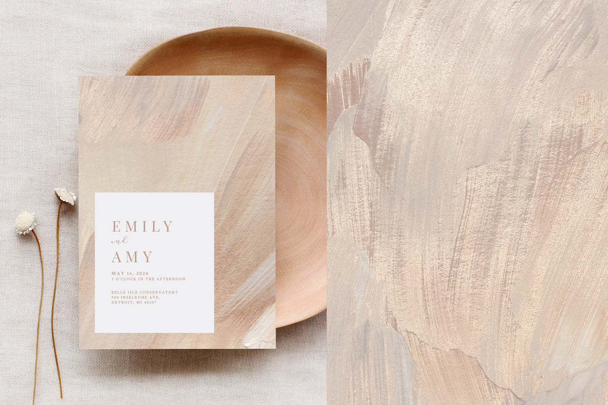 Neutral and Gold Abstract Backgrounds – Little Valley Studio