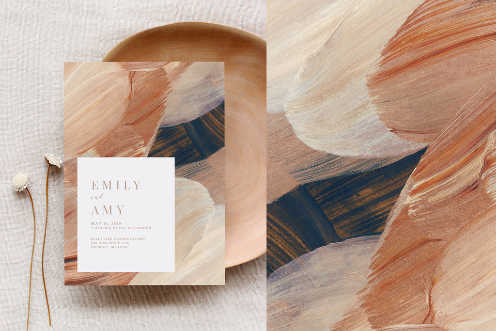 October Painted Abstract Backgrounds – Little Valley Studio