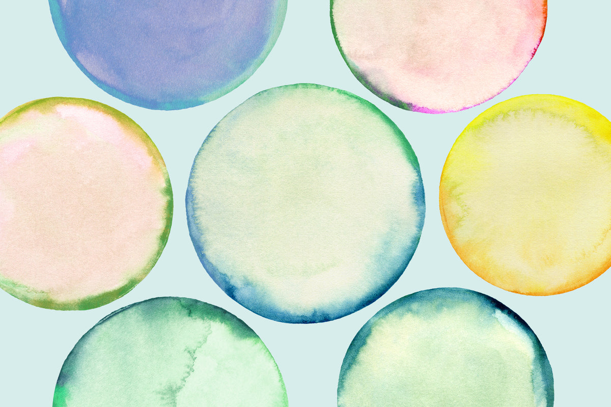 Watercolor Circles – Little Valley Studio