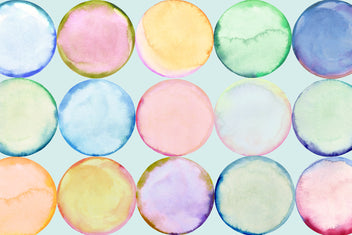Watercolor Circles – Little Valley Studio