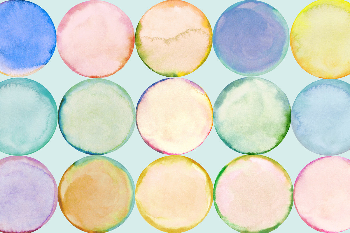Watercolor Circles – Little Valley Studio