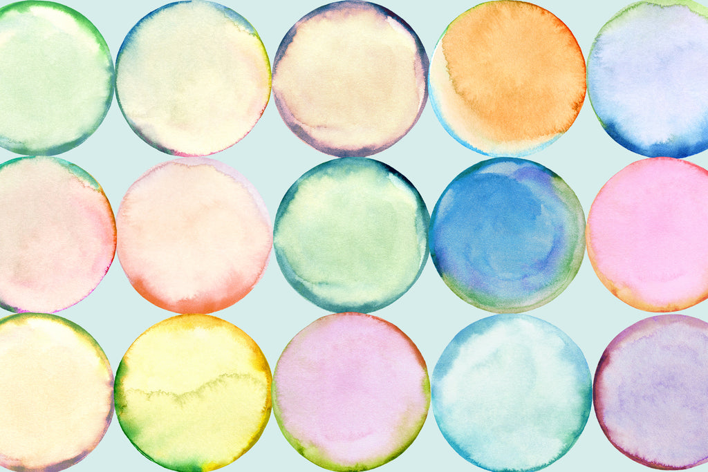 Watercolor Circles – Little Valley Studio