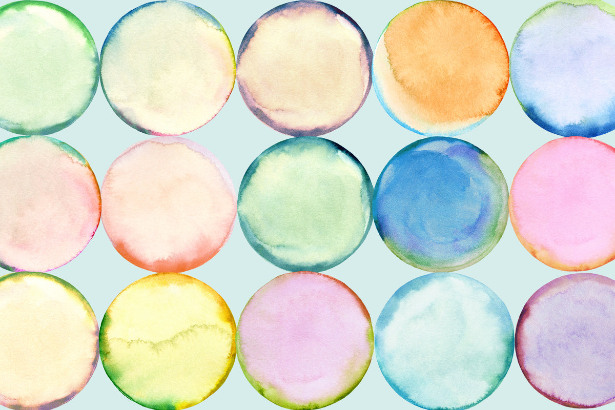 Watercolor Circles – Little Valley Studio