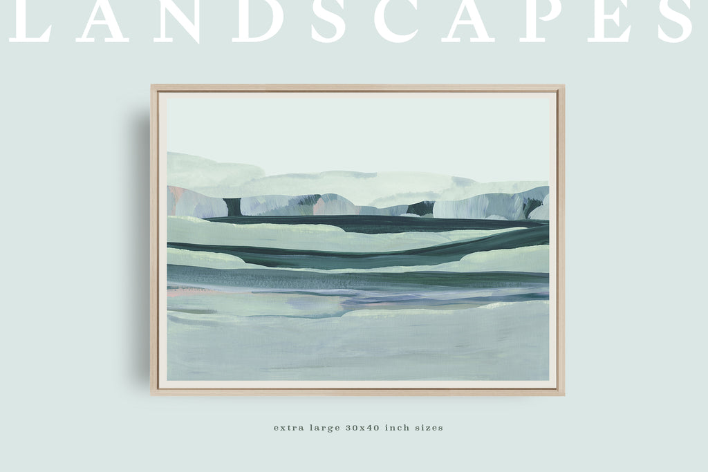 Modern Abstract Landscapes Digital Downloads – Little Valley Studio