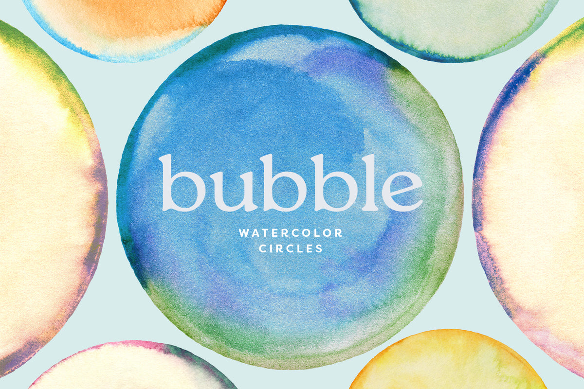 Watercolor Circles – Little Valley Studio